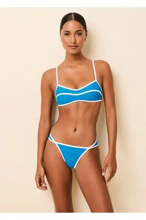 Solid & Striped Milani Bikini Top - Blue