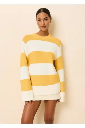 Solid & Striped Crewneck Sweaters For Women