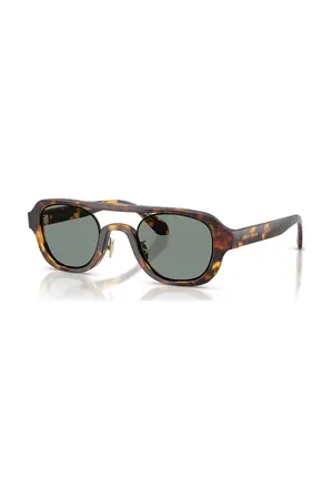 Giorgio Armani Irregular Tortoiseshell Sunglasses