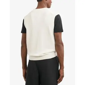 REISS V-neck Knitted Vest