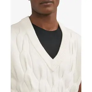 REISS V-neck Knitted Vest