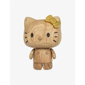 BOYHOOD X Hello Kitty Small Oak-wood Figurine 13cm - One-color