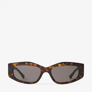 JIMMY CHOO Geometric Sunglasses - Havana