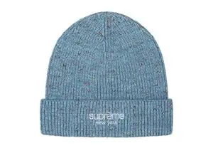 Supreme Rainbow Speckle Beanie - Blue