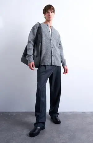 Topman Crewneck Cardigan