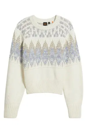 Hugo Boss Farombo Wool-blend Crewneck Sweater