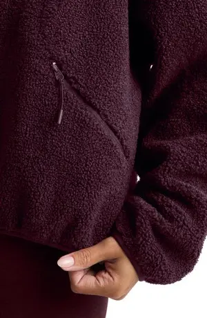 Beyond Yoga Unity Zip Jacket - Cabernet