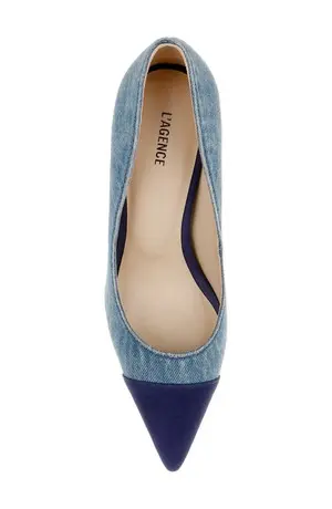 L'Agence Kendelle Pumps - Light Denim