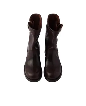 Prada Leather Mid-calf Boots