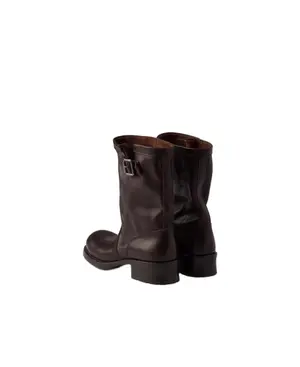 Prada Leather Mid-calf Boots