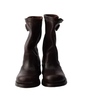 Prada Leather Mid-calf Boots
