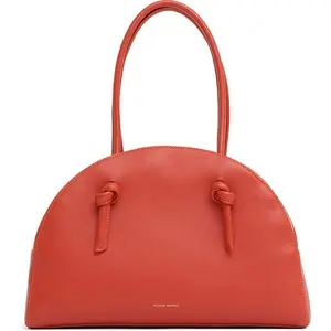 MANSUR GAVRIEL Fortuna Leather Bowling Bag - Pomodoro