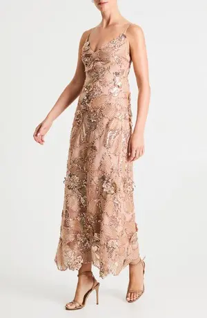 HELSI Sequin Sleeveless Gown
