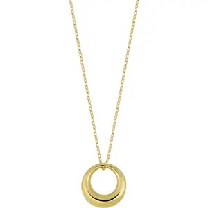 BONY LEVY 14k Gold Graduated Circle Pendant Necklace