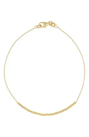 Bony Levy 14k Gold Beaded Chain Bracelet - 14k Yellow Gold