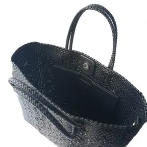 TIN MARIN Large Woven Crossbody Bag