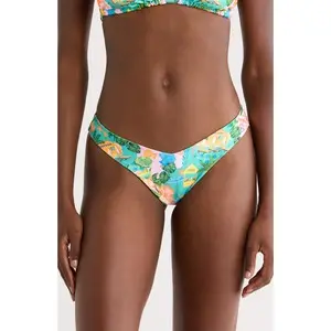 KULANI KINIS Y-cut Bikini Bottom - Sunlit Spritz