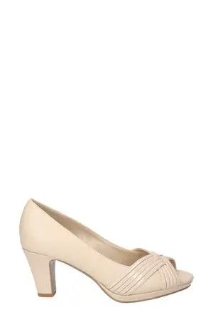EASY WORKS BY EASY STREET Lavish Peep-toe Pumps