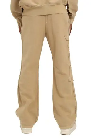 PURPLE BRAND Heavyweight Fleece Flare Leg Pants