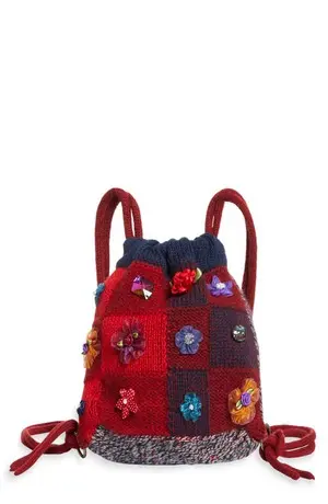 YANYAN Plaited Check Mini Backpack