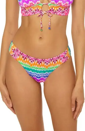 BECCA® By Rebecca Virtue Rio Hipster Bikini Bottoms - Pink Multi