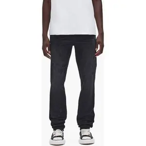 PURPLE BRAND Monogram Bling Slim Straight Leg Jeans