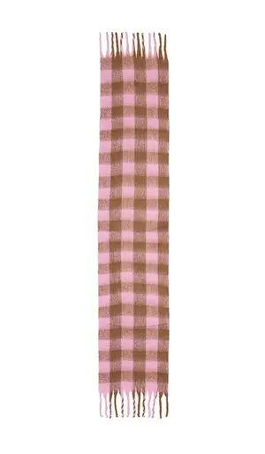 WELLBEING + BEINGWELL Highland Scarf In Pink