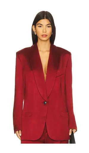 Smythe Shawl Collar Oversized Blazer