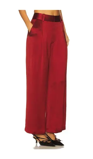 Smythe Cropped Pleated Trousers