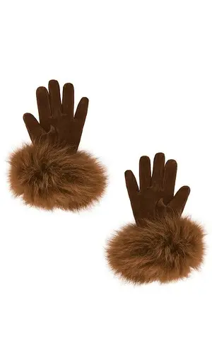 SUSANNA CHOW Dawson Suede Gloves