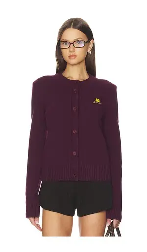 Ganni Logo Cardigans For Women