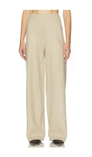 Women's Elasticated Waist Wool Blend Pants