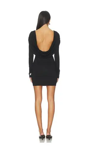 ALL THE WAYS Evelyn Drape Back Dress