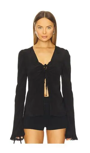 Free People Bali Ariel Top - Black