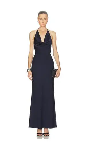 Tie Neck Evening Dresses