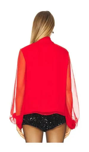 Bardot Solace Tie Front Blouse