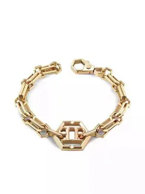 Philipp Plein Gold Tone Bracelets For Men
