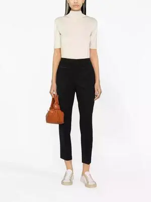 Brunello Cucinelli High-waisted Straight-leg Trousers