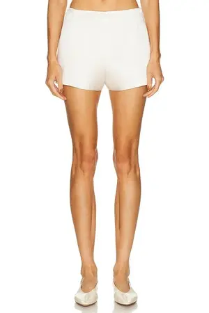 EAVES Naftali Mini Short - Ivory