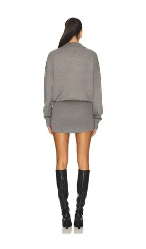 SEROYA Lily Dress - Light Grey