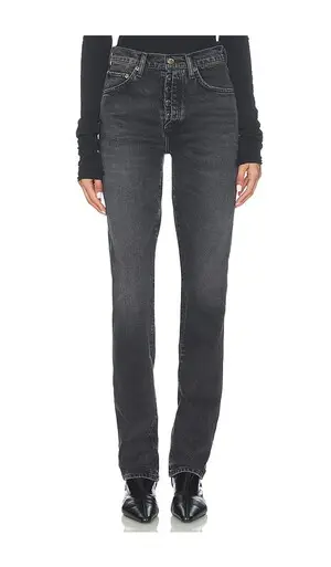 AGOLDE Jetta Stacked Skinny Jeans - Grey