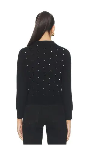 FRAME Embellished Crystal Cardigan
