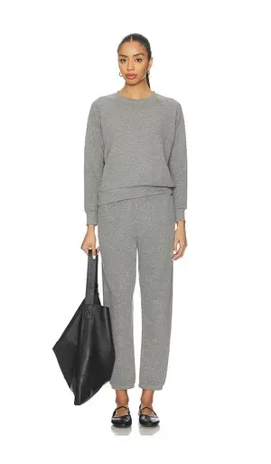 PERFECTWHITETEE Alexi French Terry Sweatshirt - Grey