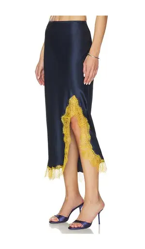 LA LIGNE Lace Slip Skirt