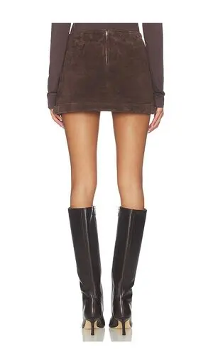 Blanknyc Faux Suede Mini Skirt