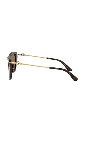 Dolce & Gabbana Cat Eye Sunglasses - Brown