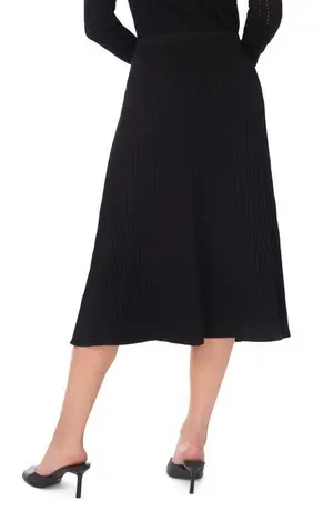 Ted Baker London Ribbed A-line Midi Skirt