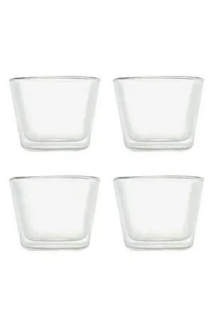 CLOUDNOLA Rocks Set Of 4 Glasses - Clear
