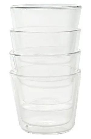 CLOUDNOLA Rocks Set Of 4 Glasses - Clear