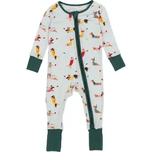LEVERET Viscose Matching Family Holiday Pajama Sleeper - Dogs